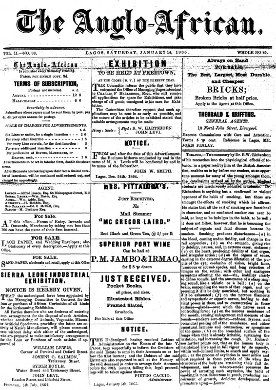African Newspapers: The British Library Collection | Readex