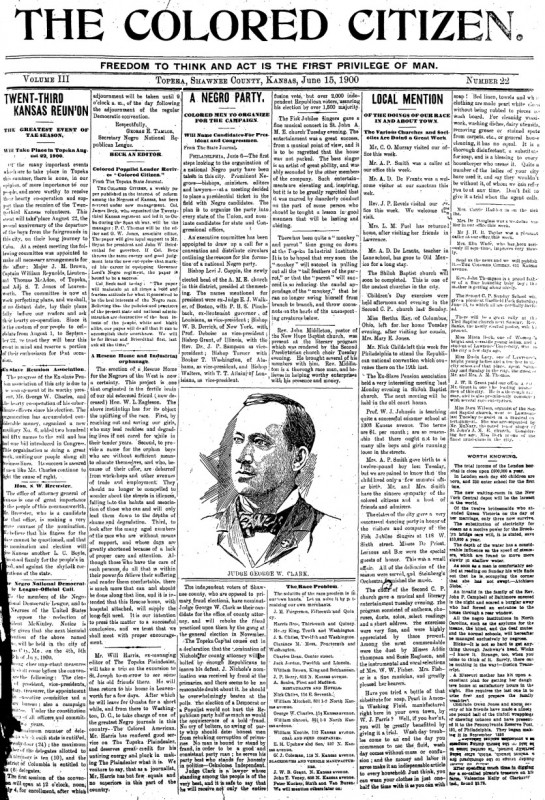 African American Newspapers, Series 2, 1835-1956 | Readex