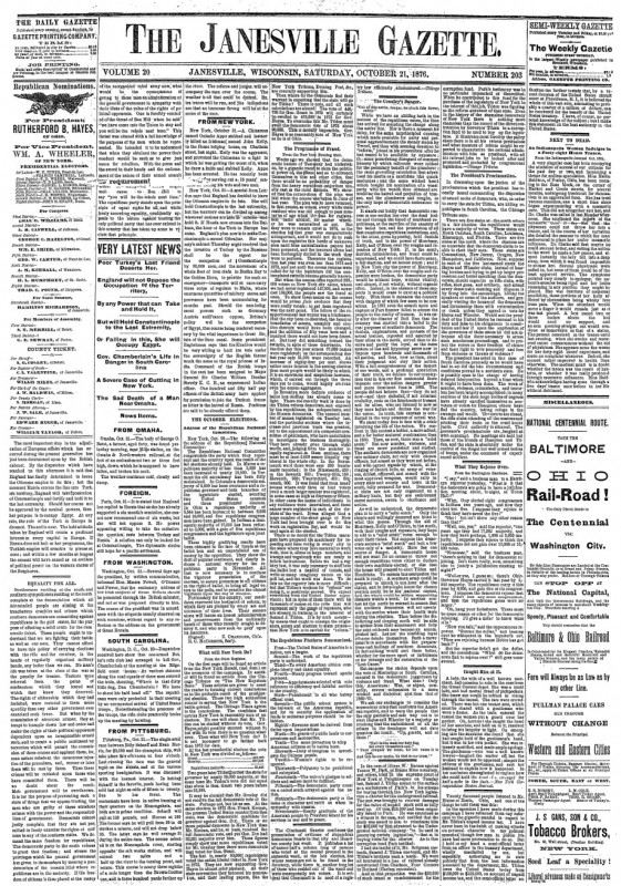 American Gazettes: Newspapers of Record | Readex