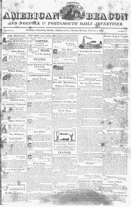 Early American Newspapers: Series 01, 1690-1876: From Colonies to ...