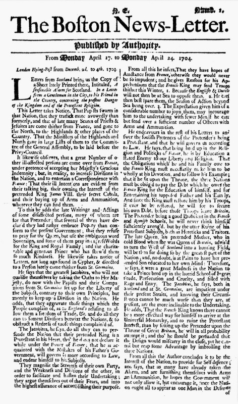 Early American Newspapers: Series 01, 1690-1876: From Colonies to ...