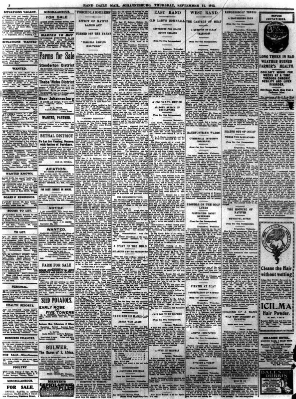 Rand Daily Mail (1902-1985) | Readex