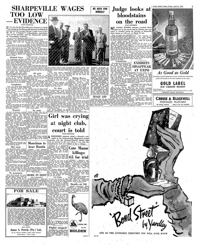 Rand Daily Mail (1902-1985) | Readex