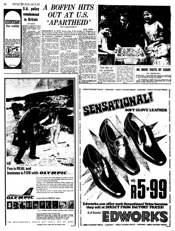 Rand Daily Mail (1902-1985) | Readex