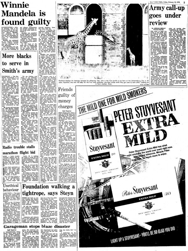 Rand Daily Mail (1902-1985) | Readex