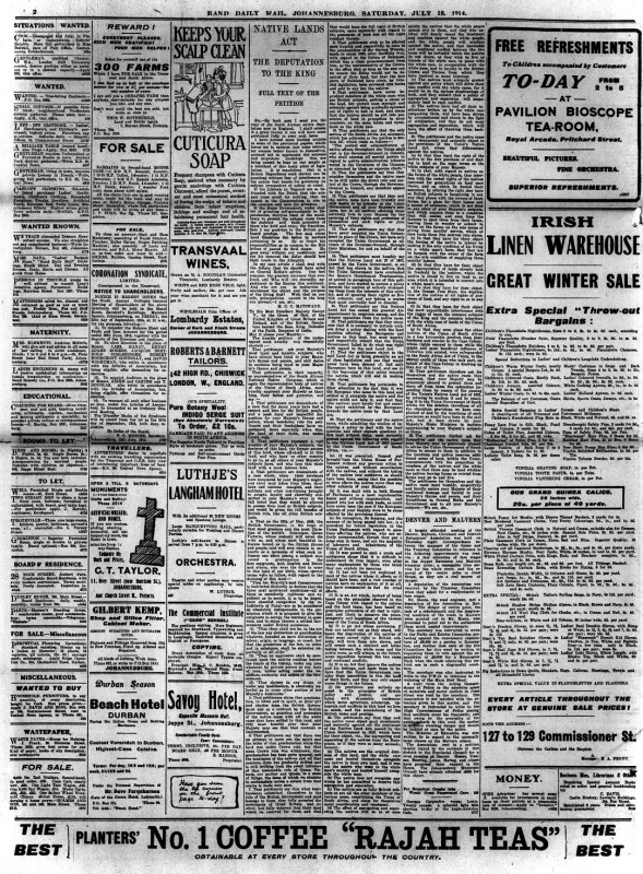 Rand Daily Mail (1902-1985) | Readex