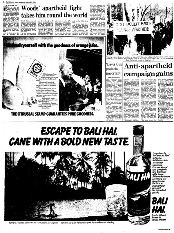 Rand Daily Mail (1902-1985) | Readex