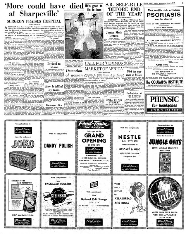 Rand Daily Mail (1902-1985) | Readex