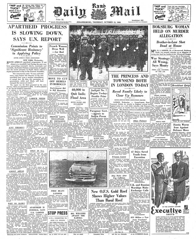 Rand Daily Mail (1902-1985) | Readex