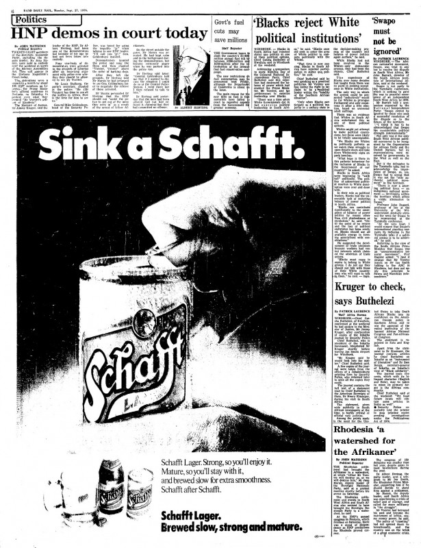 Rand Daily Mail (1902-1985) | Readex