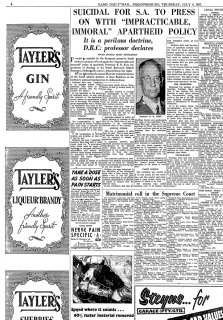 Rand Daily Mail (1902-1985) | Readex