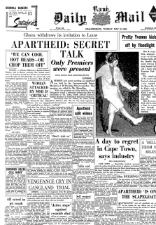 Rand Daily Mail (1902-1985) | Readex