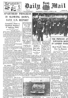 Rand Daily Mail (1902-1985) | Readex